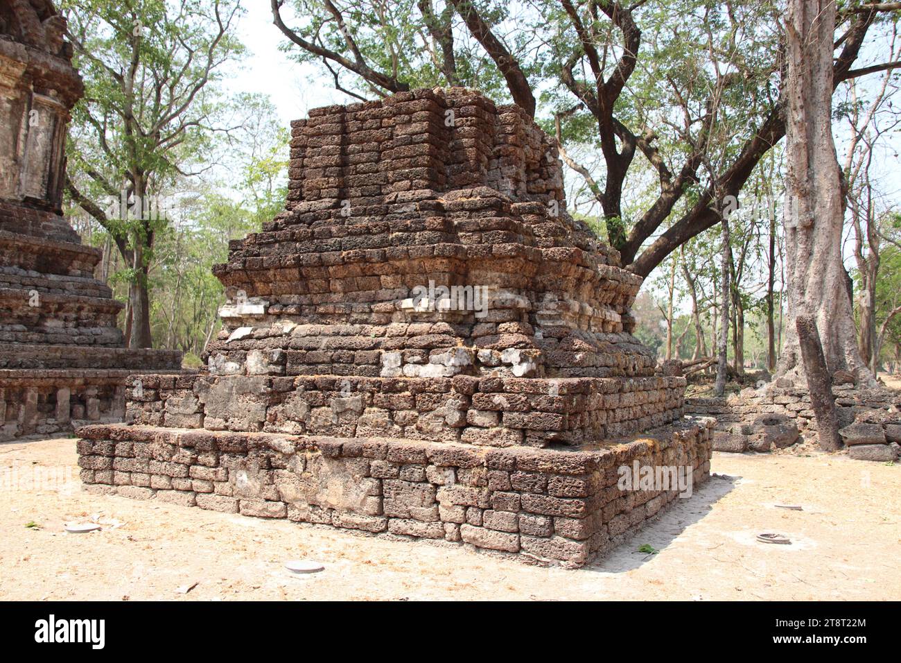 13th Century Thai City of Si Satchanalai- Wat Chedi Chet Thaeo, Second ...