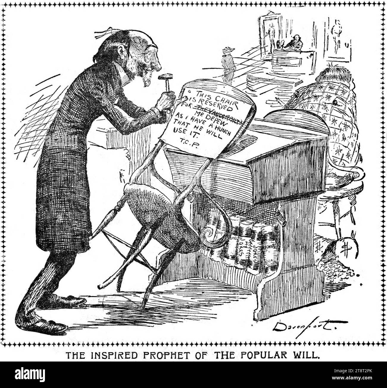 The inspired prophet of the popular will by Homer Davenport Stock Photo ...