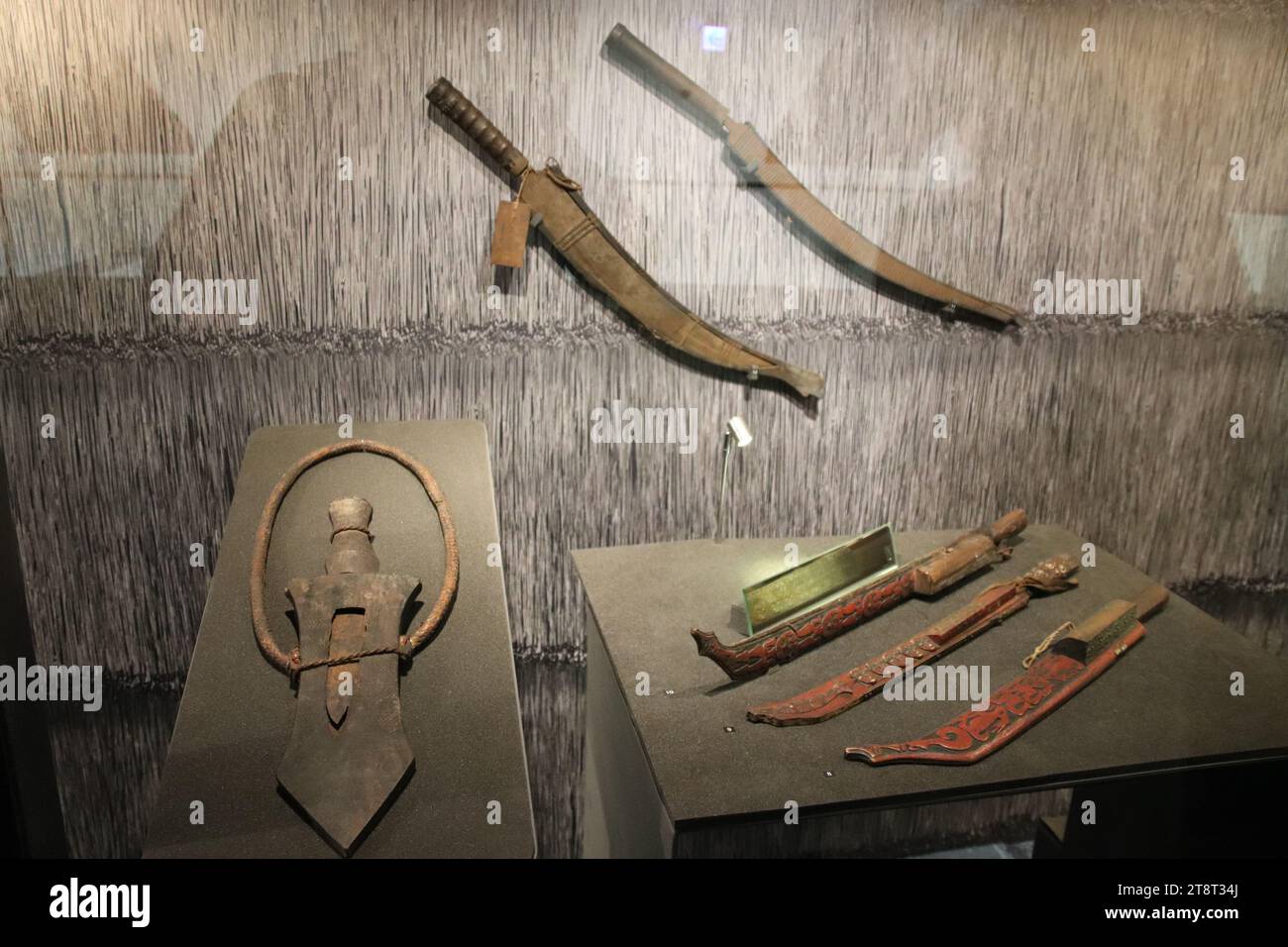 National Taiwan Museum: Taiwan Indigenous Weapons, Taipei, Taiwan Stock ...