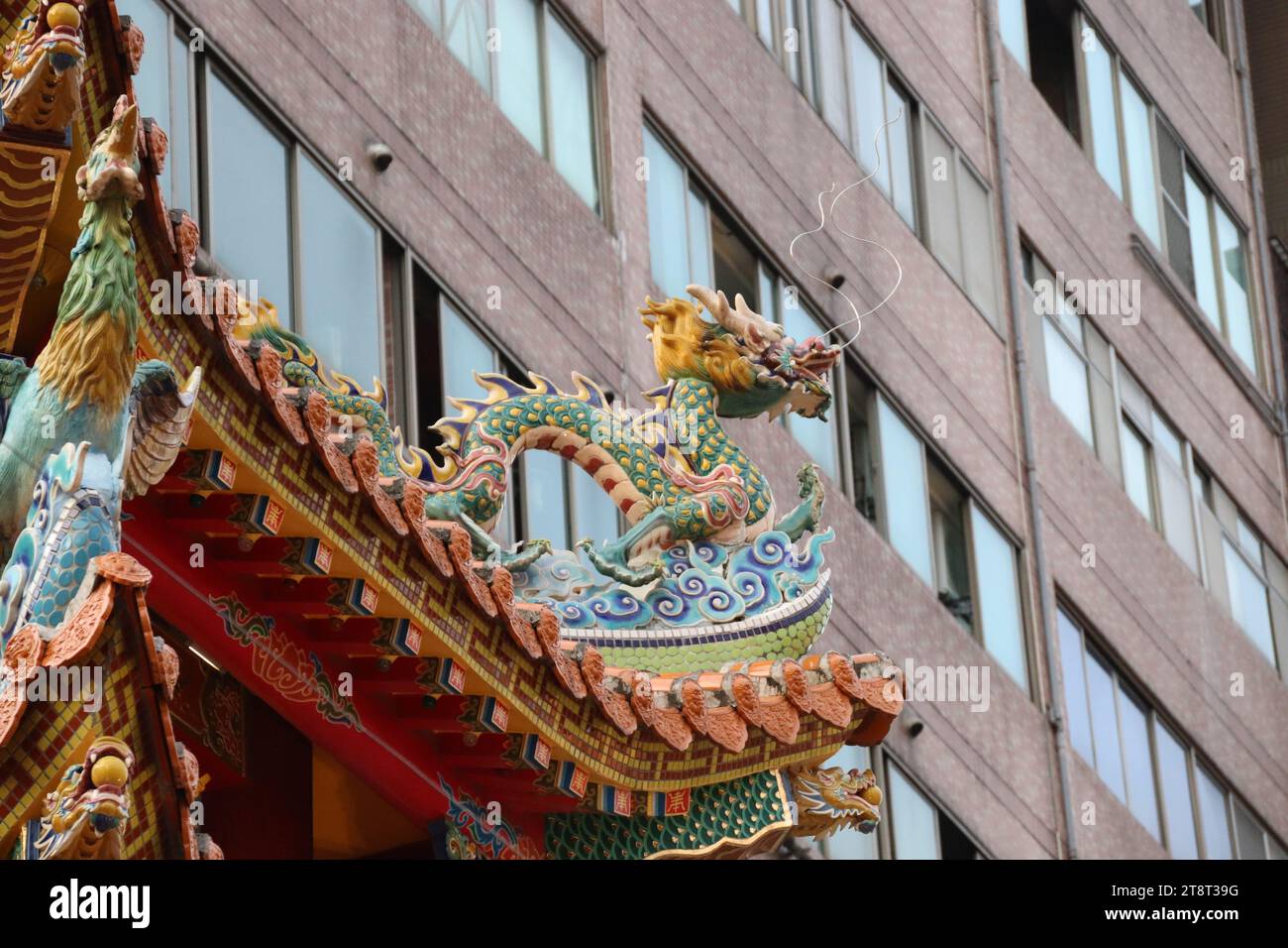 Ciyou Temple, Dedicated to sea goddess Mazu. Songshan area, Taipei ...