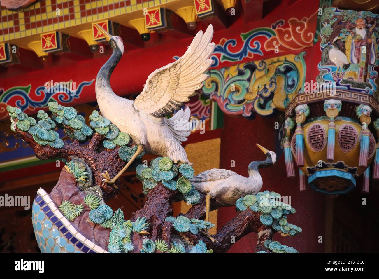 Ciyou Temple, Dedicated to sea goddess Mazu. Songshan area, Taipei ...