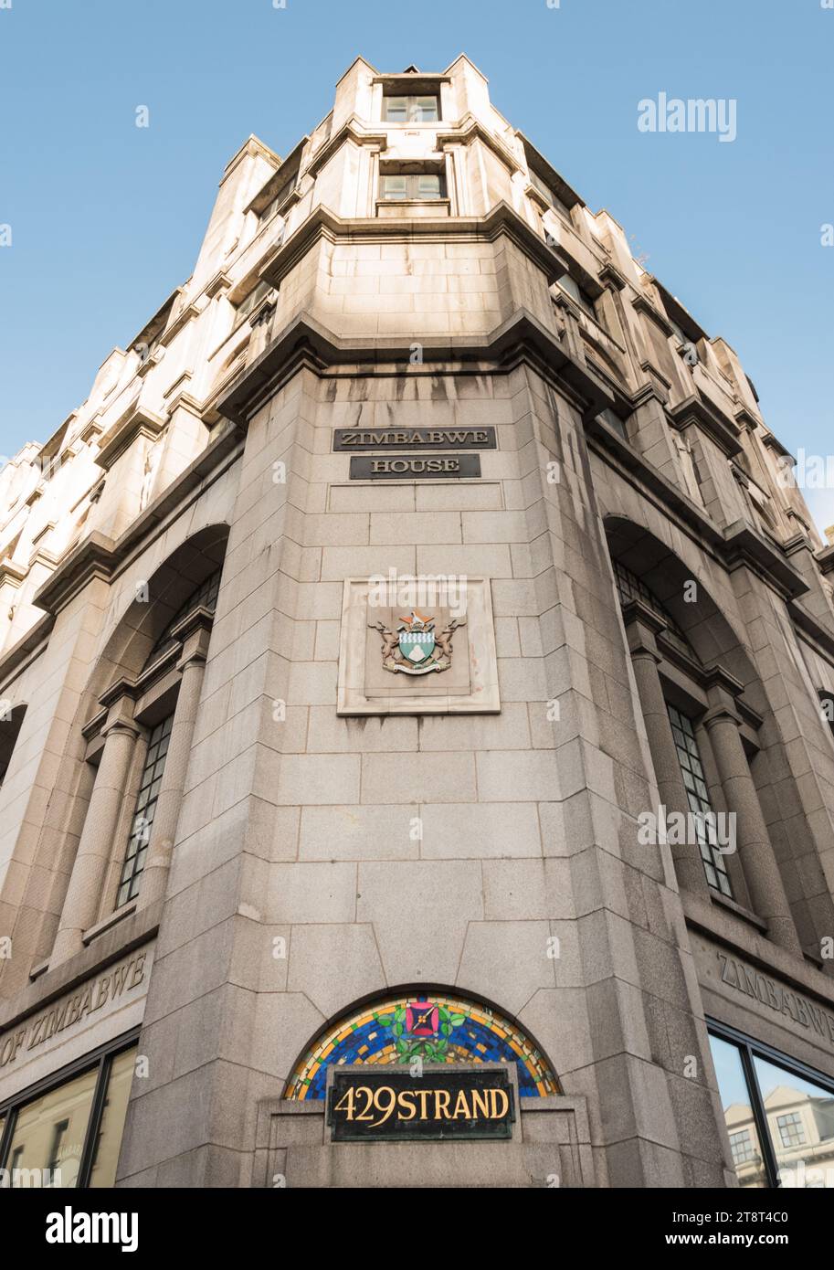 429 Strand, Zimbabwe House, the Embassy of Zimbabwe, Agar Street ...