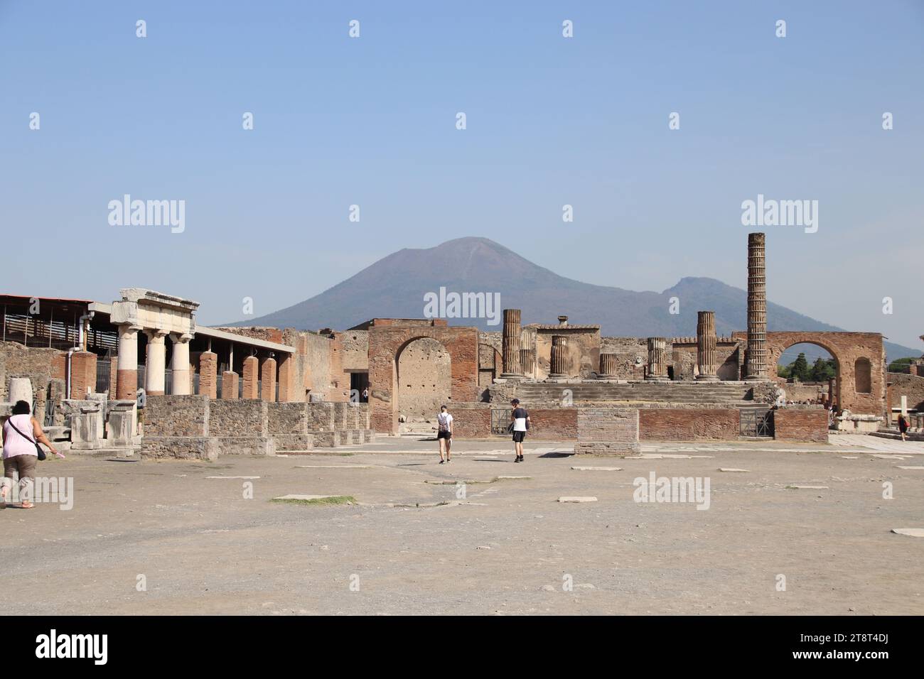 Pompeii Ruins: Forum (City Business Center) & Mt. Vesuvius, Remains of ...