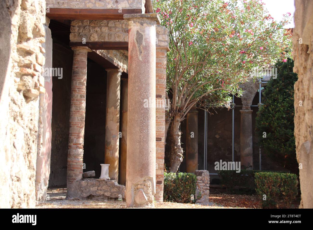 Pompeii Ruins, Remains of Roman city buried by eruption of Mt. Vesuvius ...