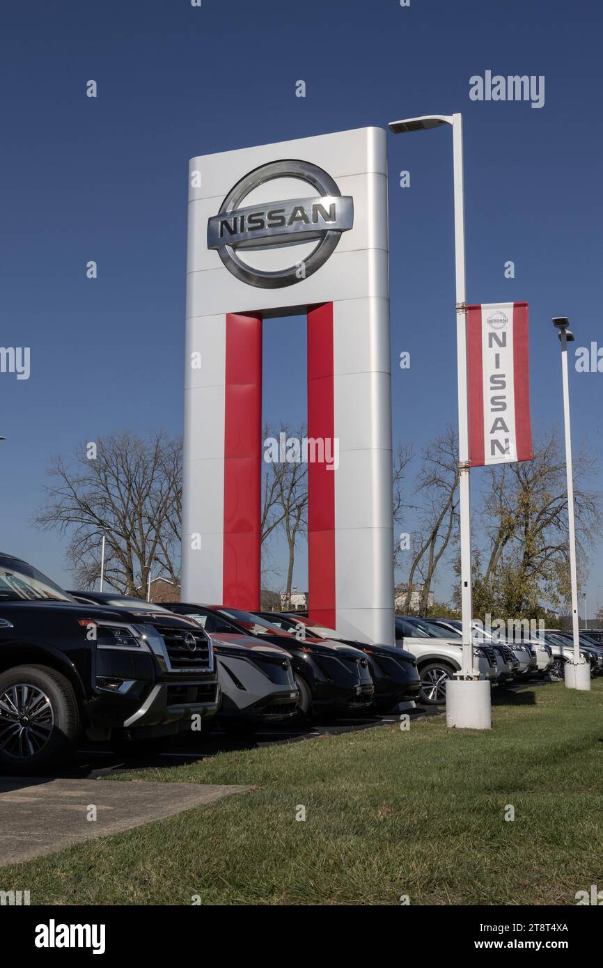 Indianapolis - November 19, 2023: Nissan Car, SUV and Pickup Truck ...