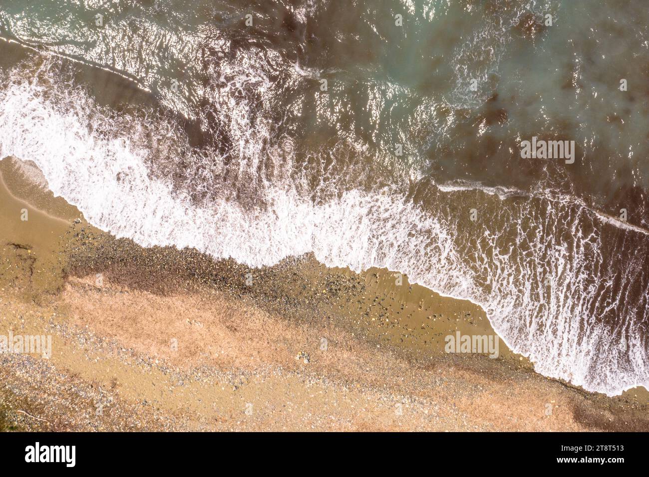 Aerial top down above waves hi-res stock photography and images - Alamy