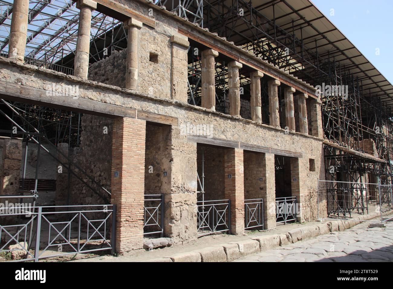 Pompeii Ruins Current Excavation and Restoration, Remains of Roman city ...