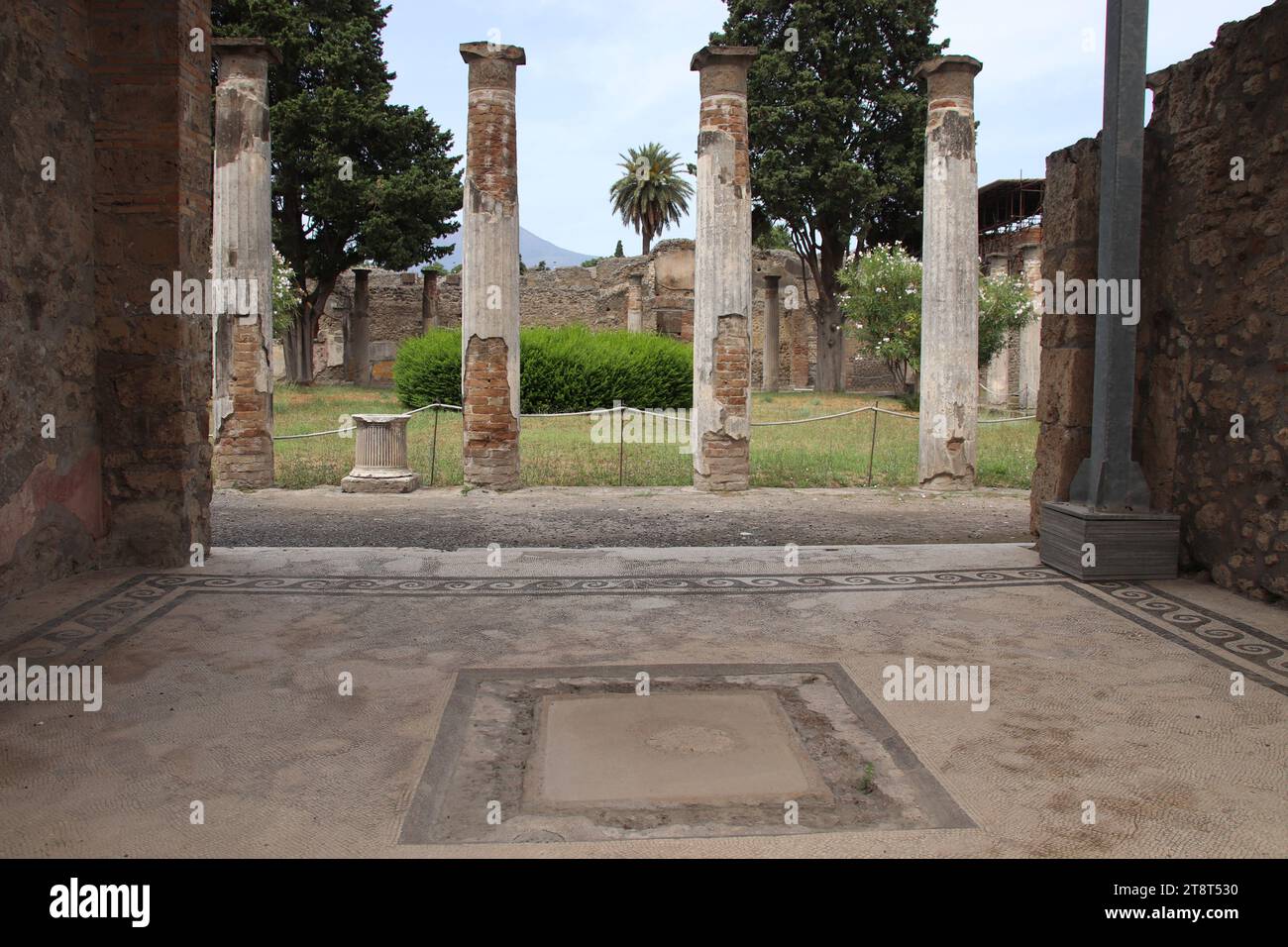 Pompeii Ruins: House of the Faun, Remains of Roman city buried by ...