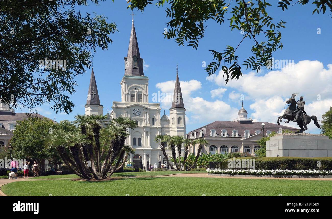 Louis cathedral youll find jackson square hi-res stock photography and ...
