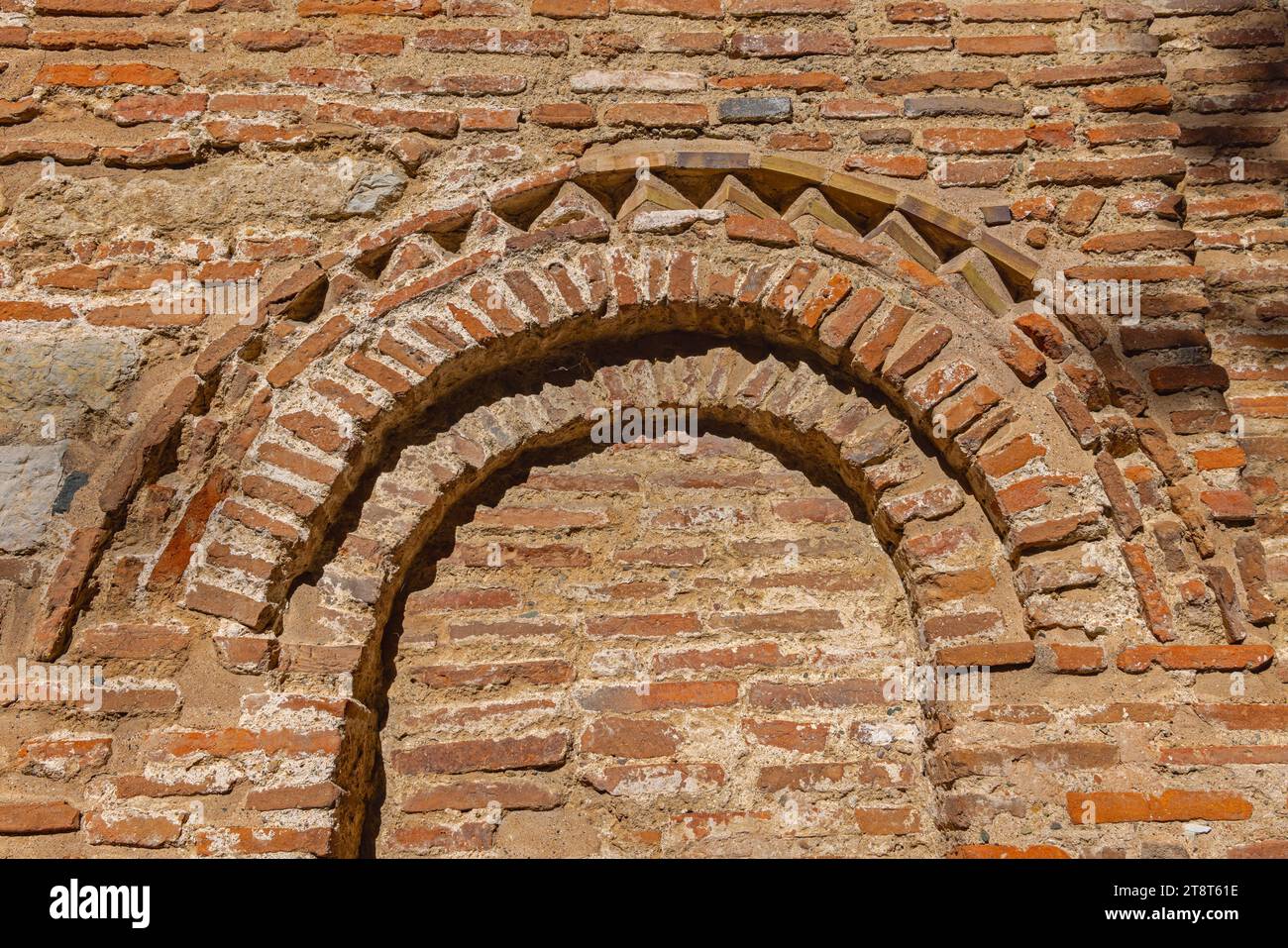 Arch Brickwork at Medieval Church Wall in Sofia Bulgaria Stock Photo ...