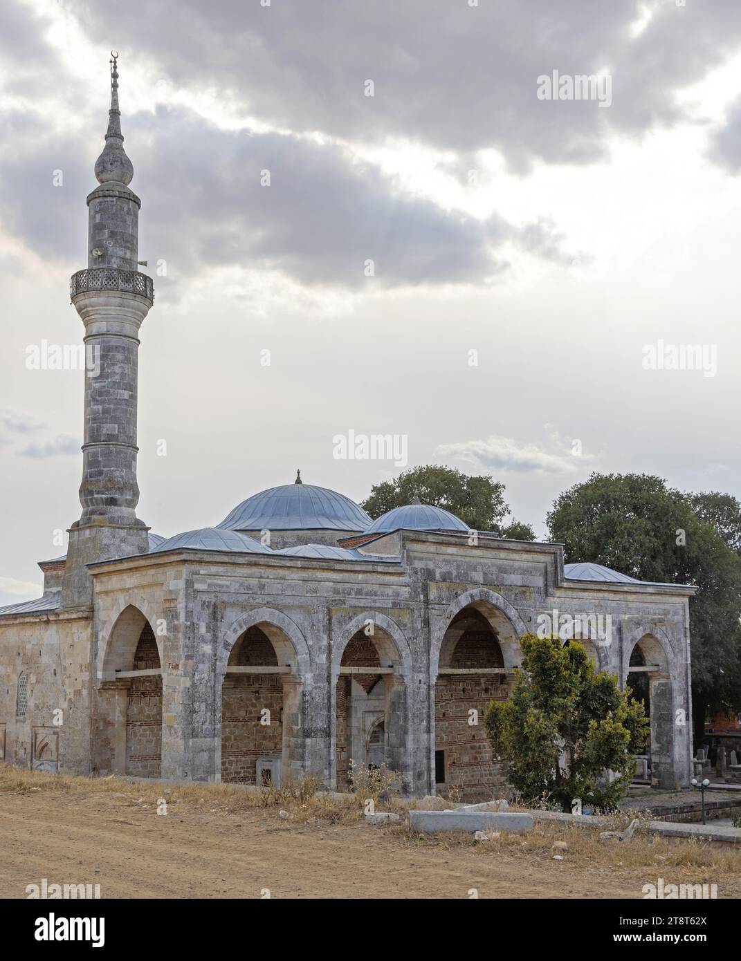 Gazi Mihalbey Mosque and Traditional Turkish Bath in Edirne Stock Photo ...