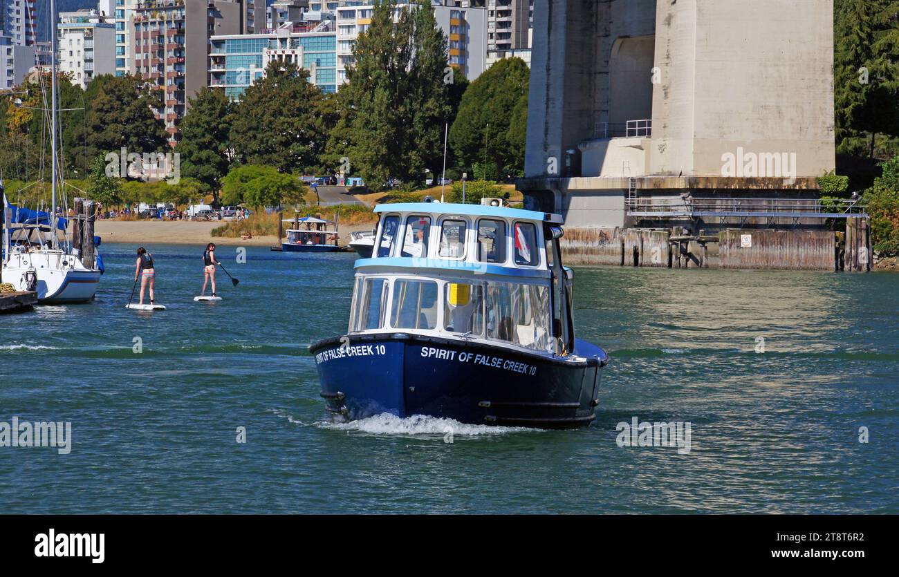 Granvile Island ferry, The little blue ferries sail every 5 minutes ...