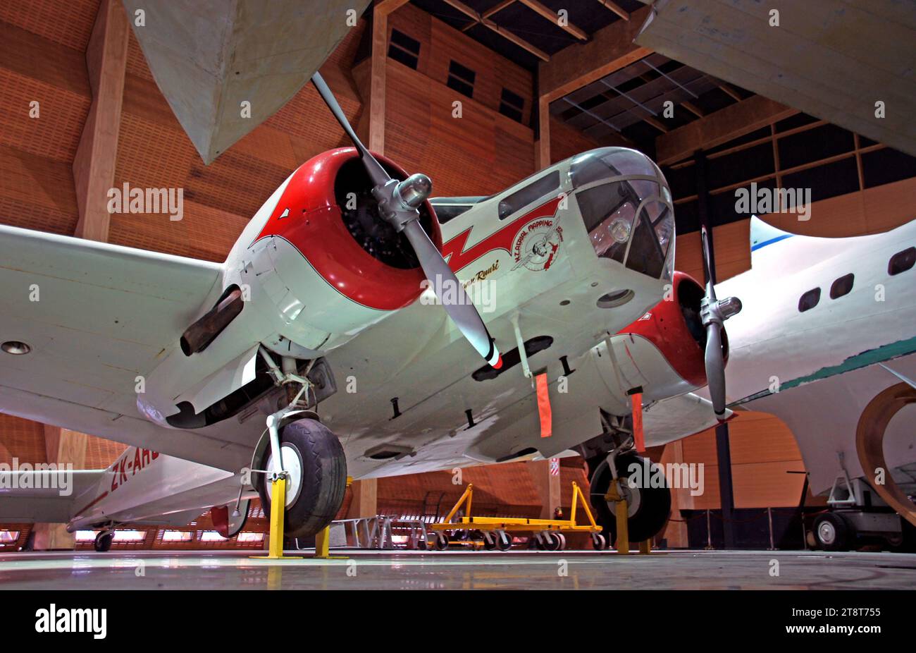 Beech AT-11 Kansan, This Beech AT-11 Kansan (ZK-AHO) was built in 1937 ...