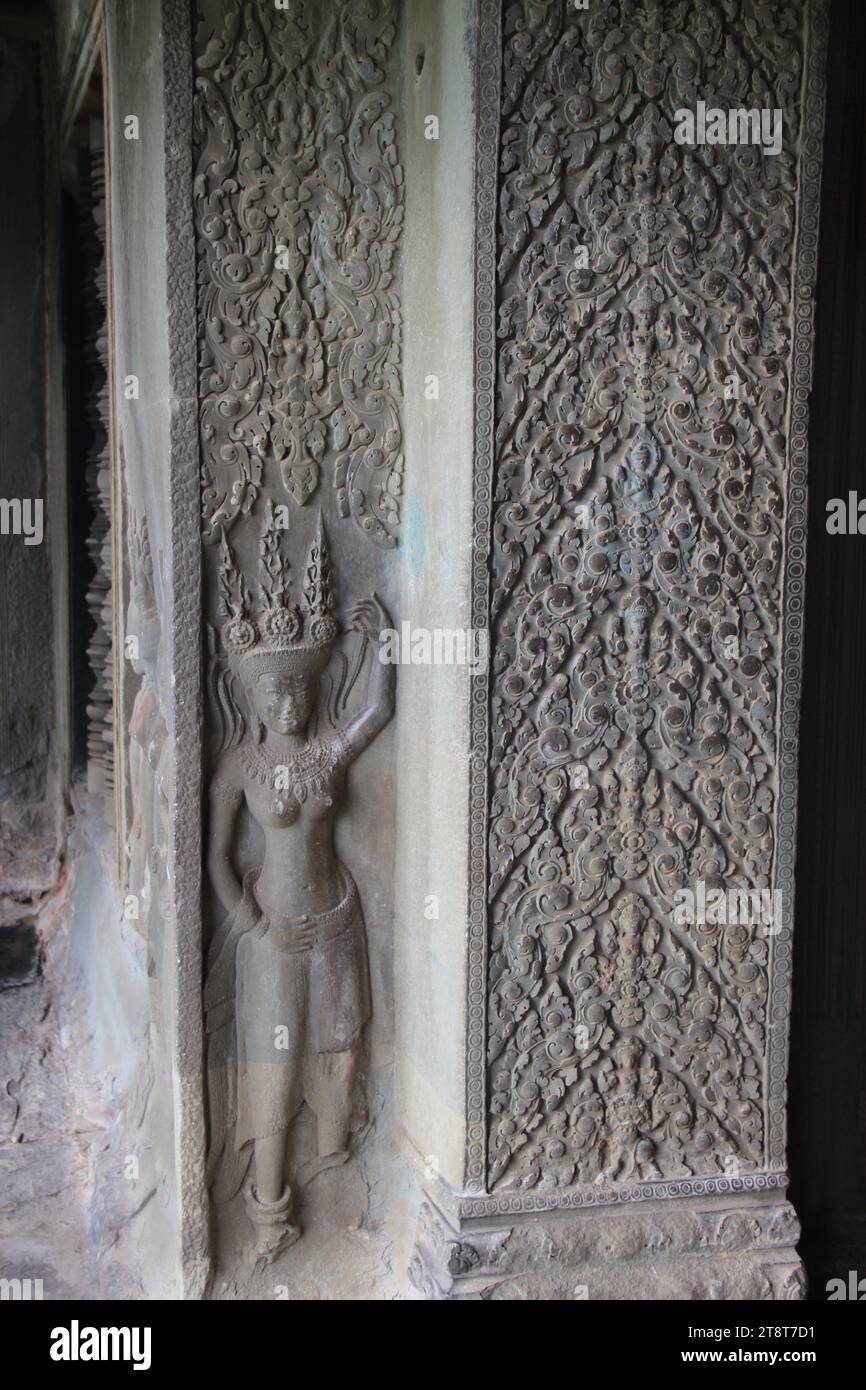 Angkor Wat, Khmer temple, reign of Suryavarman II (1113-1150 AD), Siem ...