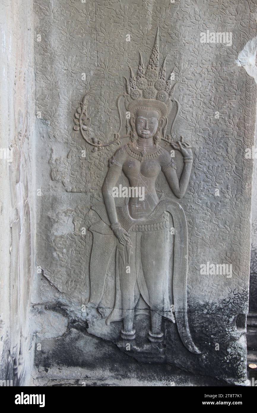 Angkor Wat, Khmer temple, reign of Suryavarman II (1113-1150 AD), Siem ...