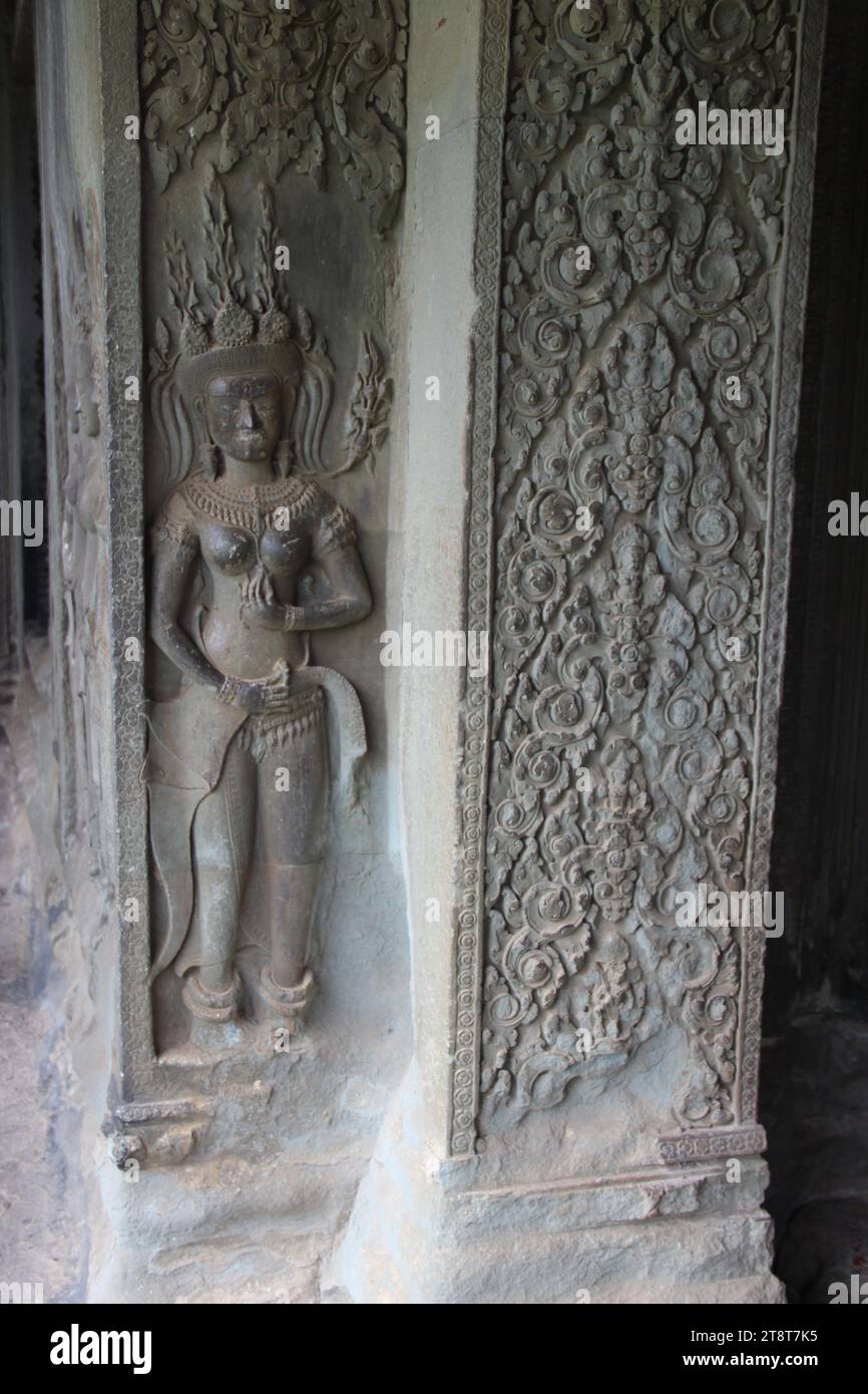 Angkor Wat, Khmer temple, reign of Suryavarman II (1113-1150 AD), Siem ...