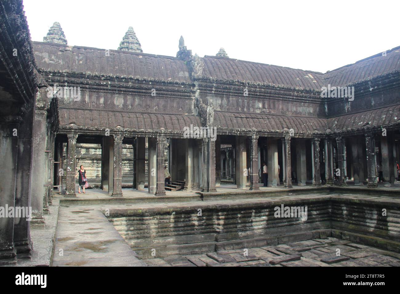 Angkor Wat, Khmer temple, reign of Suryavarman II (1113-1150 AD), Siem ...