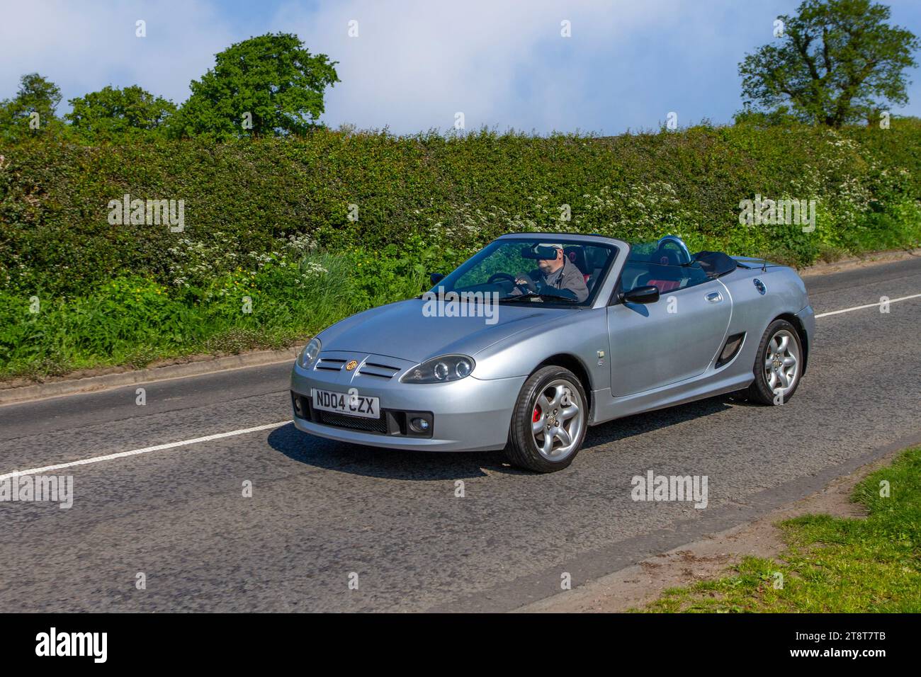 2004 Silver MG TF 135 Cool Blue open-topped roadster Roadster Petrol ...
