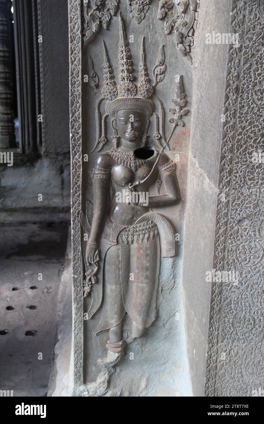 Angkor Wat, Khmer temple, reign of Suryavarman II (1113-1150 AD), Siem ...