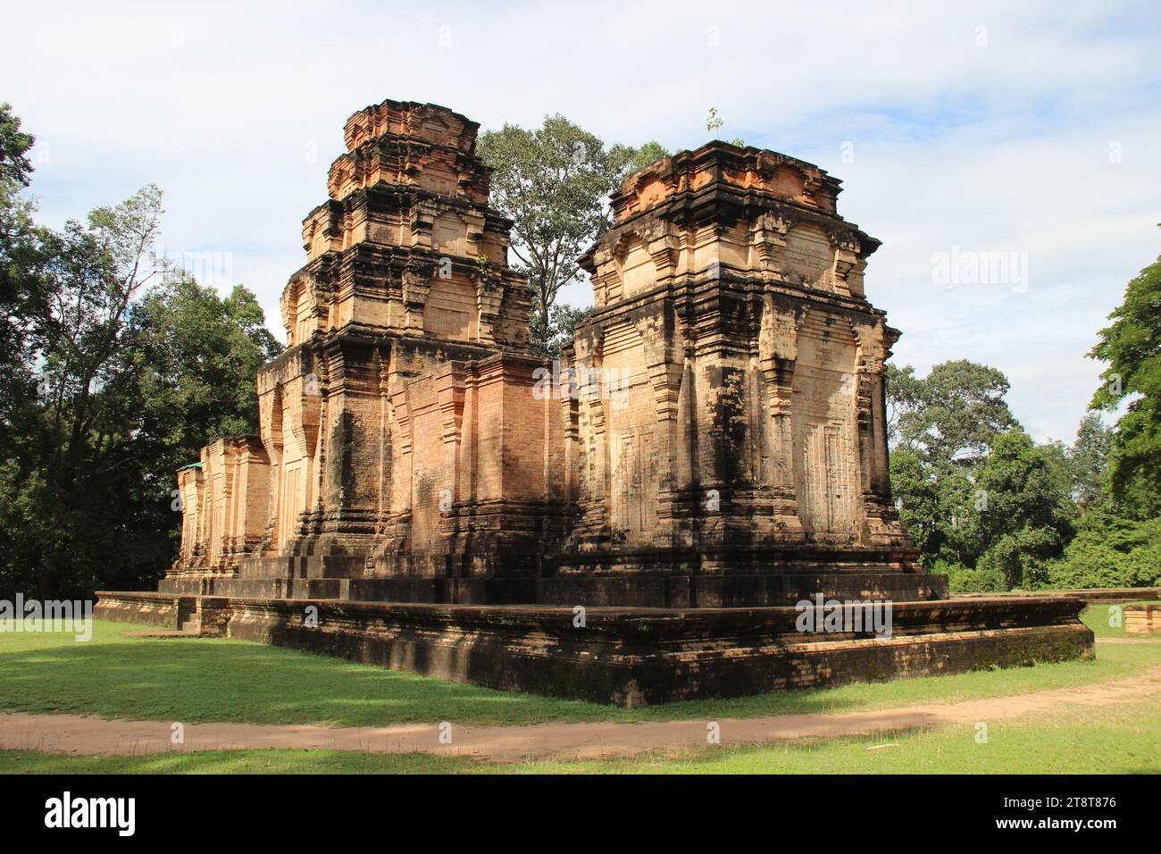 Prasat Kravan, Khmer temple, ancient Angkor area, Cambodia. Reign of ...