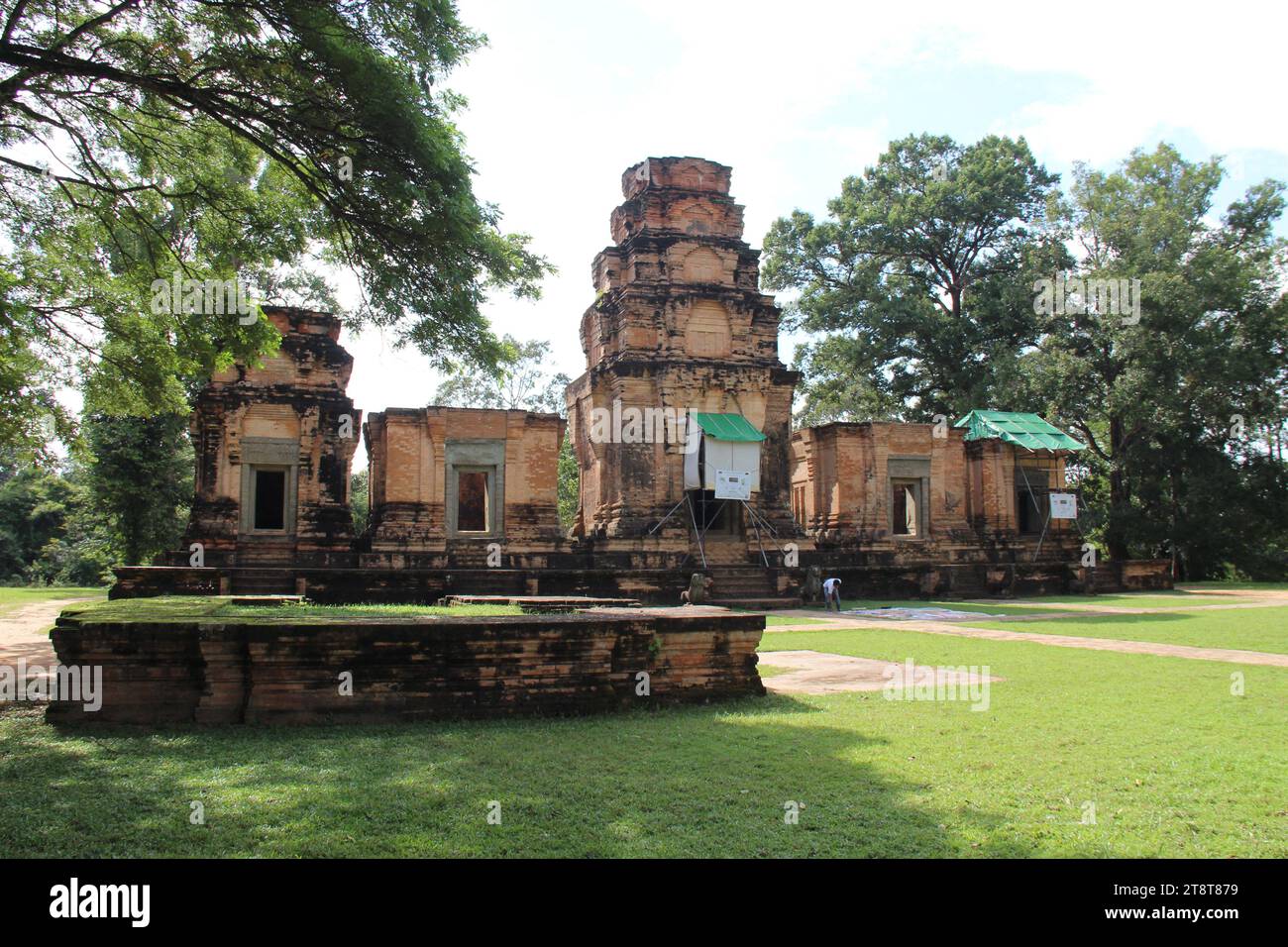 Prasat Kravan, Khmer temple, ancient Angkor area, Cambodia. Reign of ...