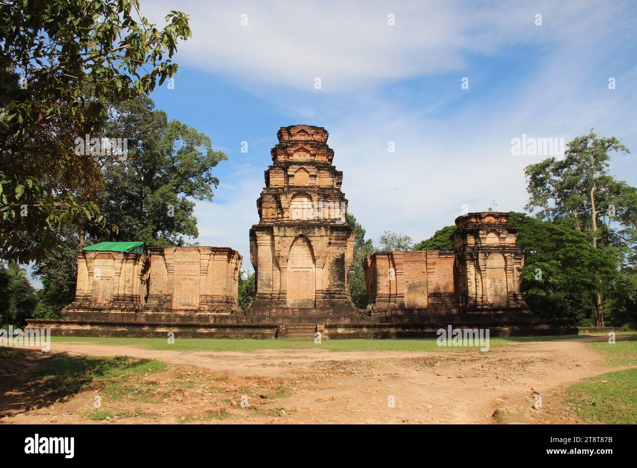 Prasat Kravan, Khmer temple, ancient Angkor area, Cambodia. Reign of ...
