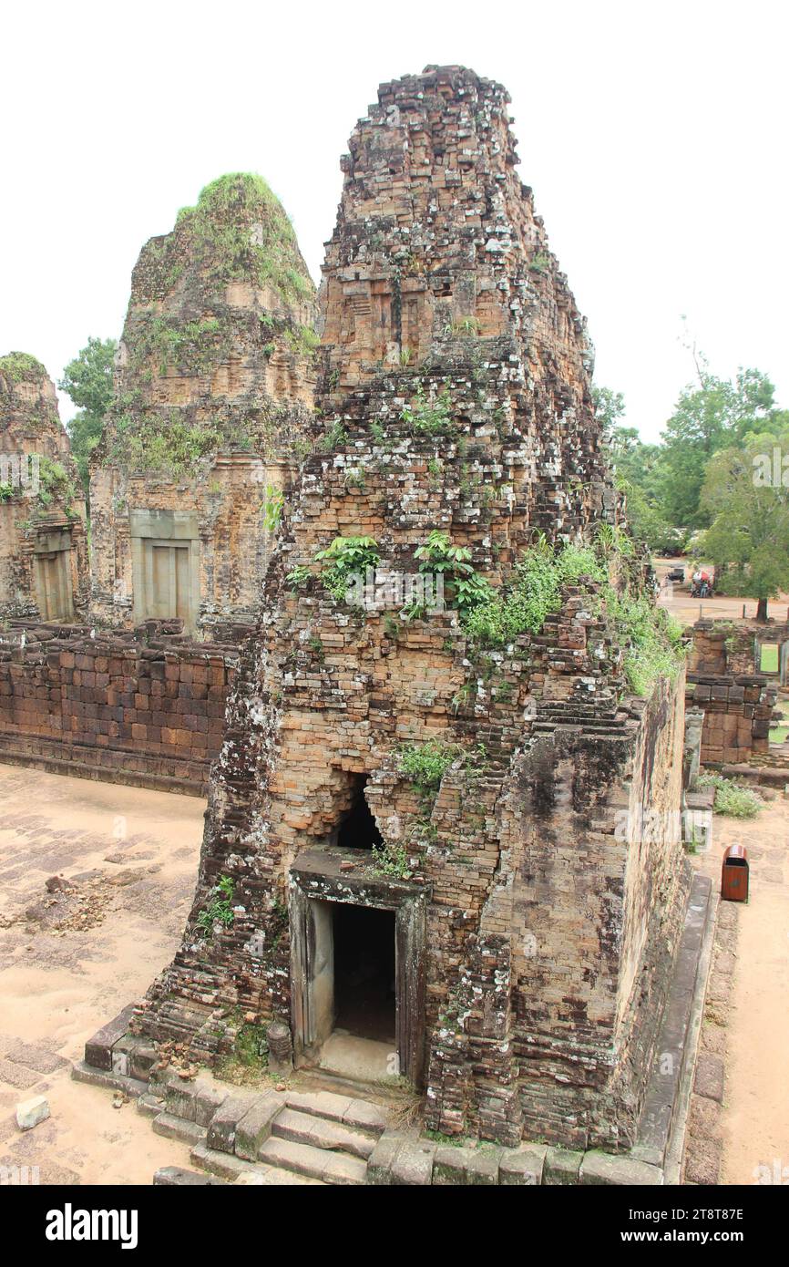 Pre Rup, Khmer temple, ancient Angkor area, Cambodia. Reign of ...
