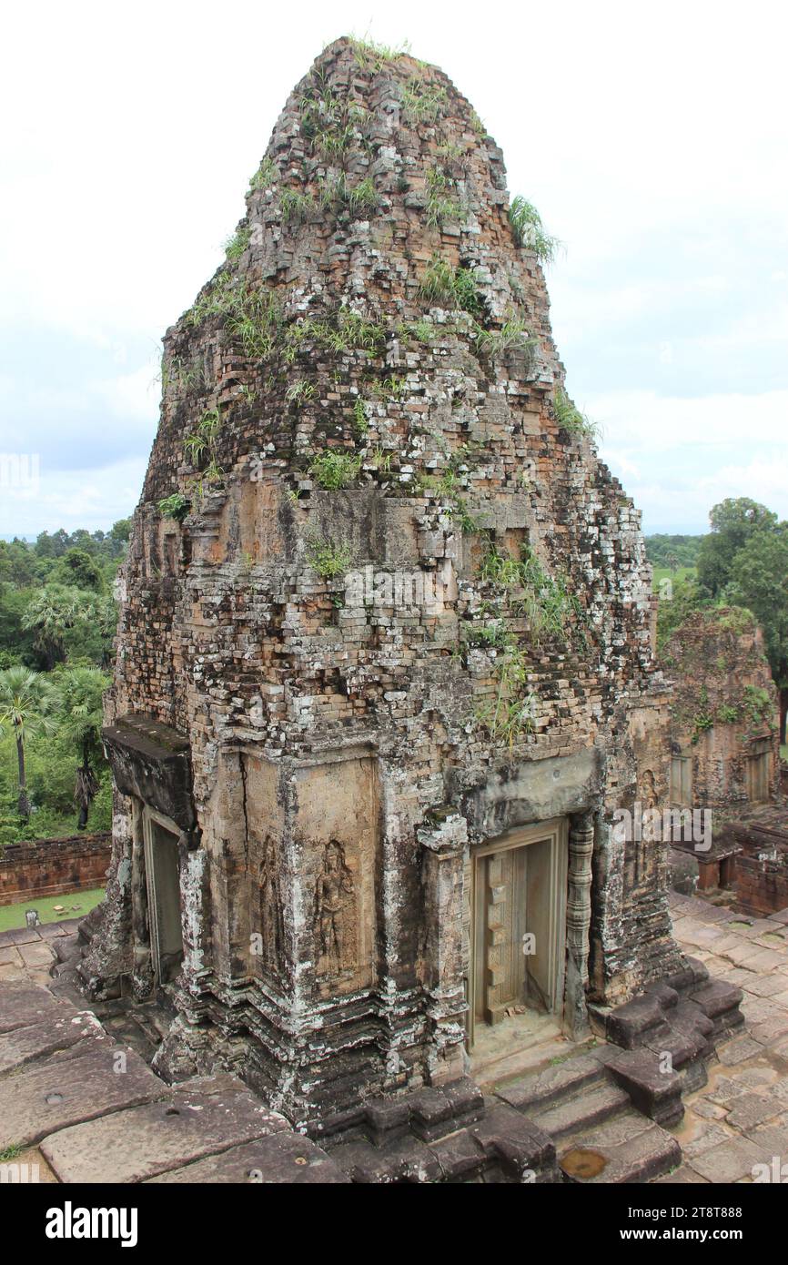 Pre Rup, Khmer temple, ancient Angkor area, Cambodia. Reign of ...