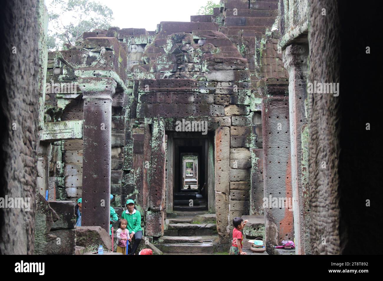 Preah Khan, Khmer temple, ancient Angkor area, Cambodia. Reign of ...