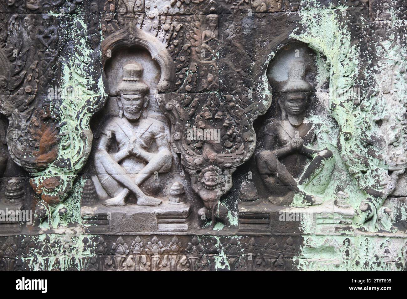 Preah Khan, Khmer temple, ancient Angkor area, Cambodia. Reign of ...