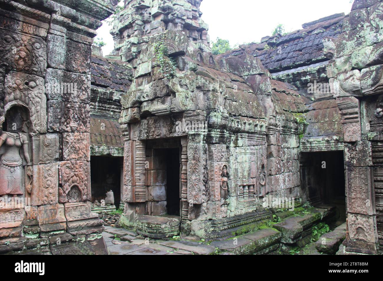 Preah Khan, Khmer temple, ancient Angkor area, Cambodia. Reign of ...