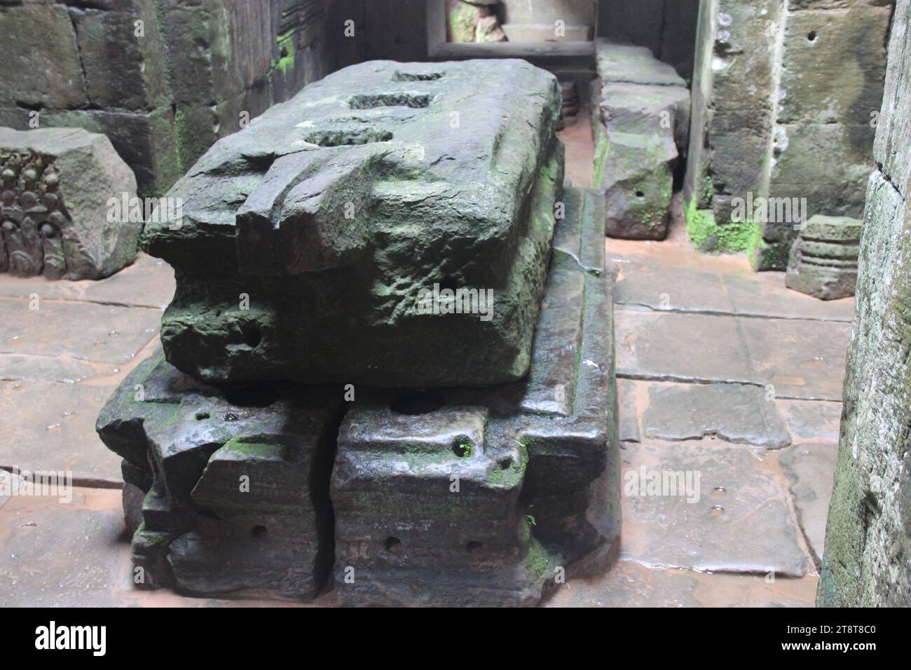 Preah Khan, Khmer temple, ancient Angkor area, Cambodia. Reign of ...