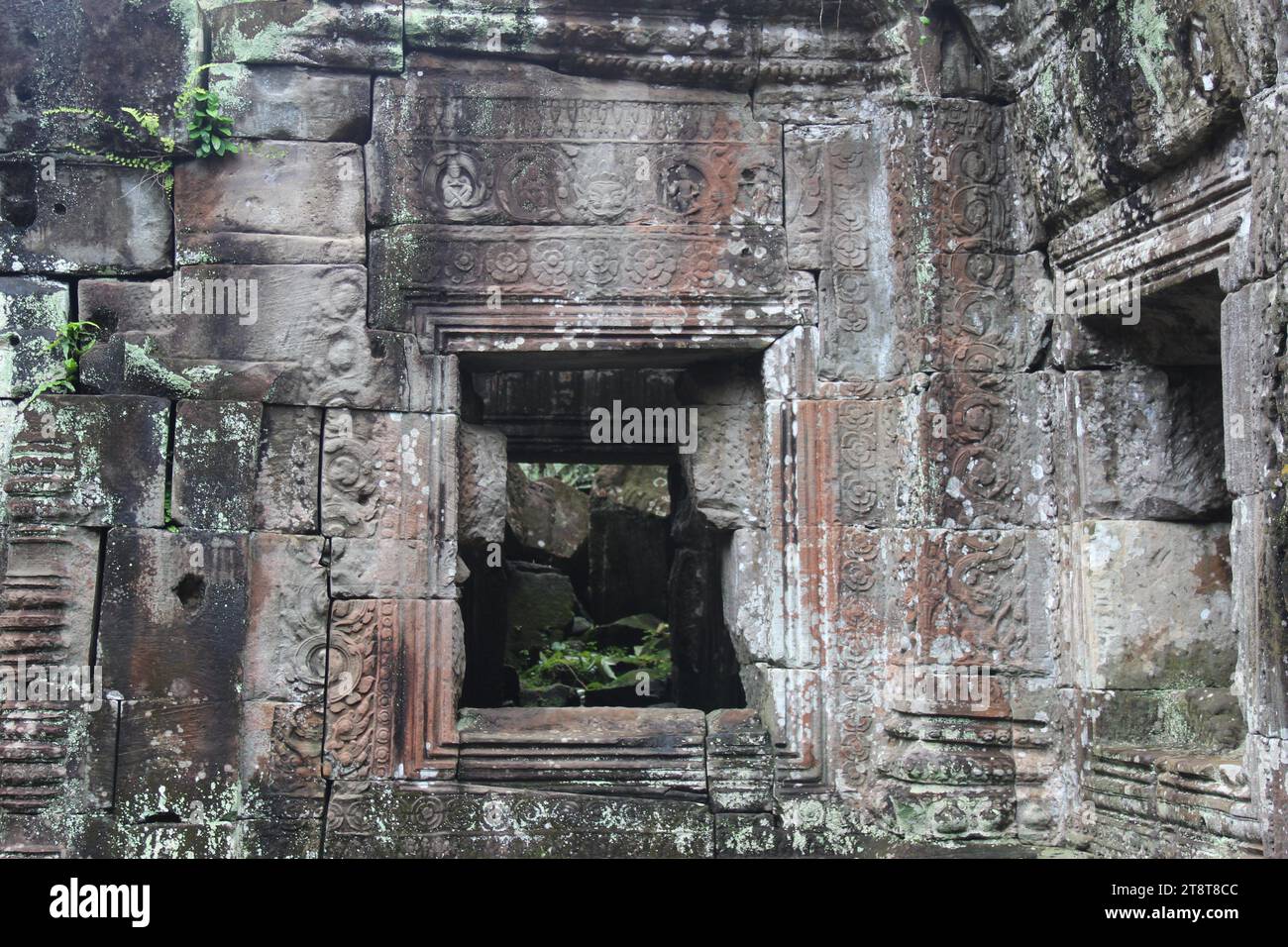 Preah Khan, Khmer temple, ancient Angkor area, Cambodia. Reign of ...
