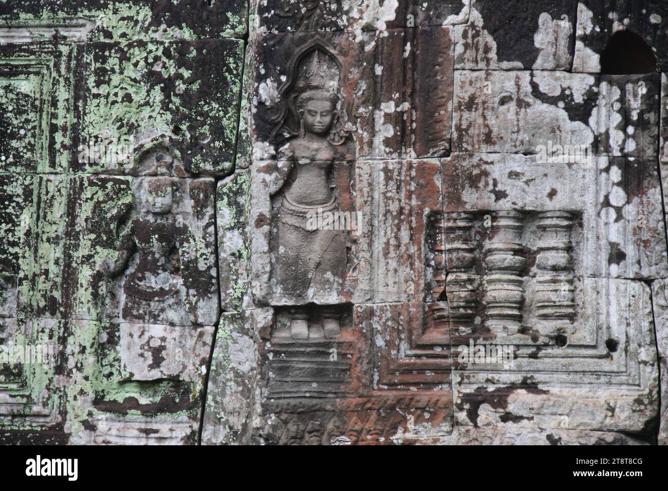 Preah Khan, Khmer temple, ancient Angkor area, Cambodia. Reign of ...
