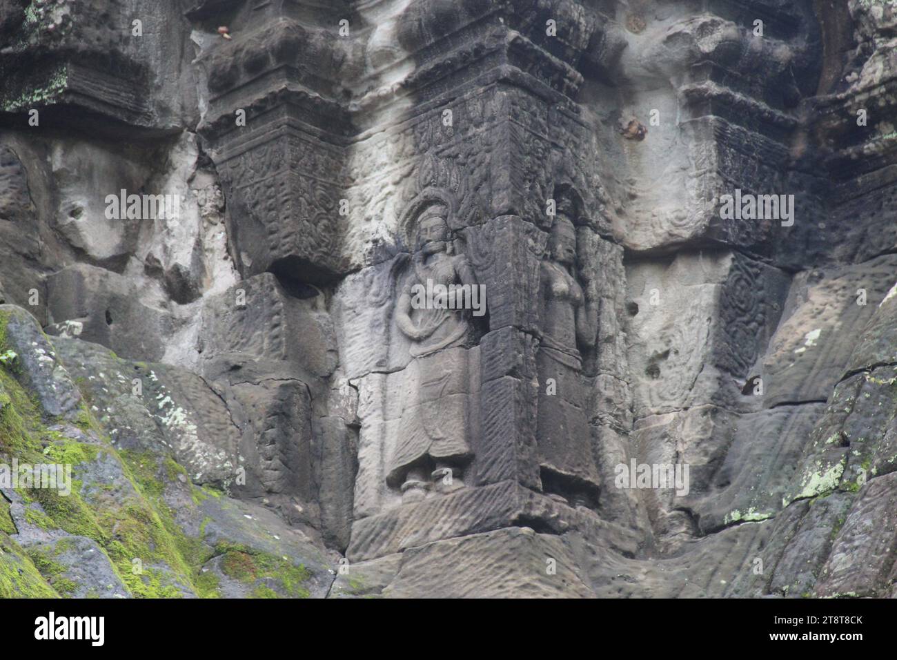Preah Khan, Khmer temple, ancient Angkor area, Cambodia. Reign of ...