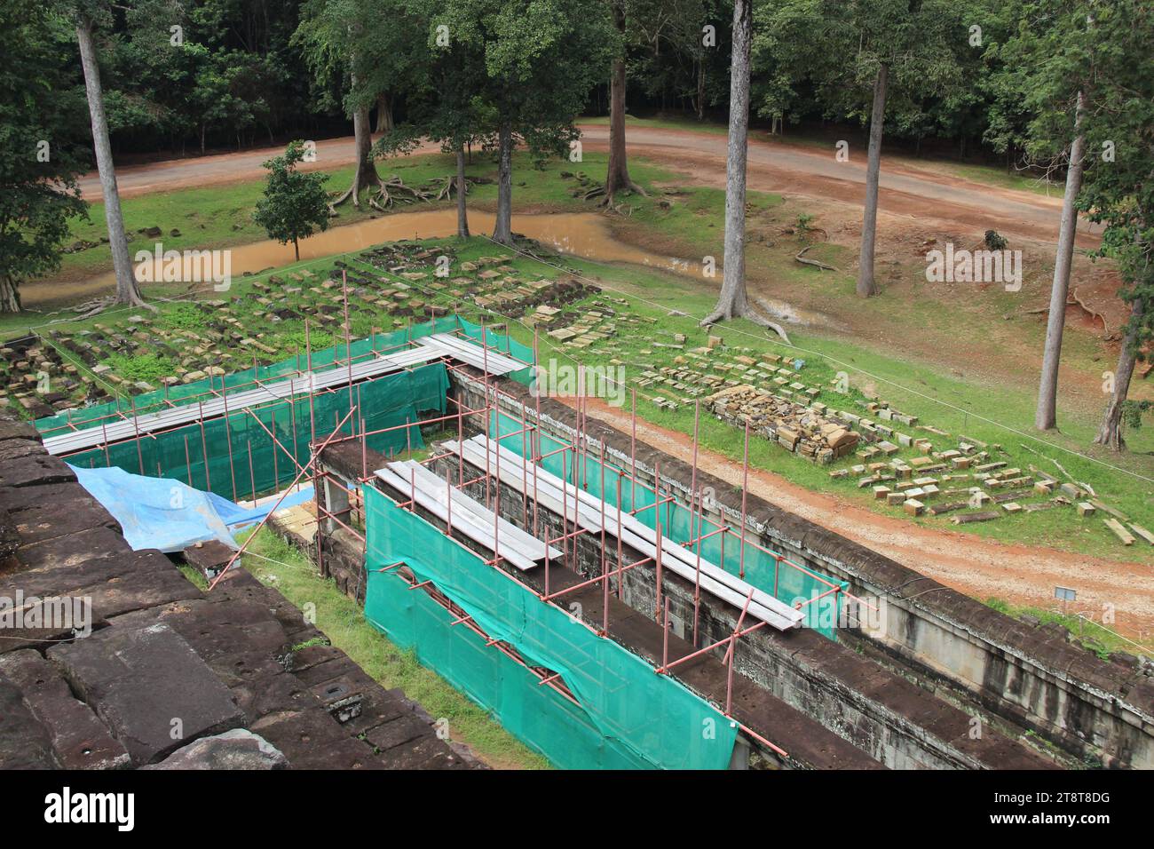 Ta Keo, Khmer temple, ancient Angkor area, Cambodia. Reign of ...