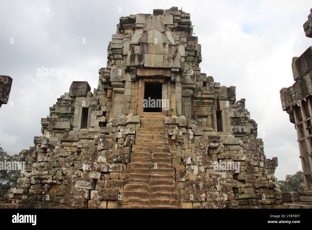 Ta Keo, Khmer temple, ancient Angkor area, Cambodia. Reign of ...