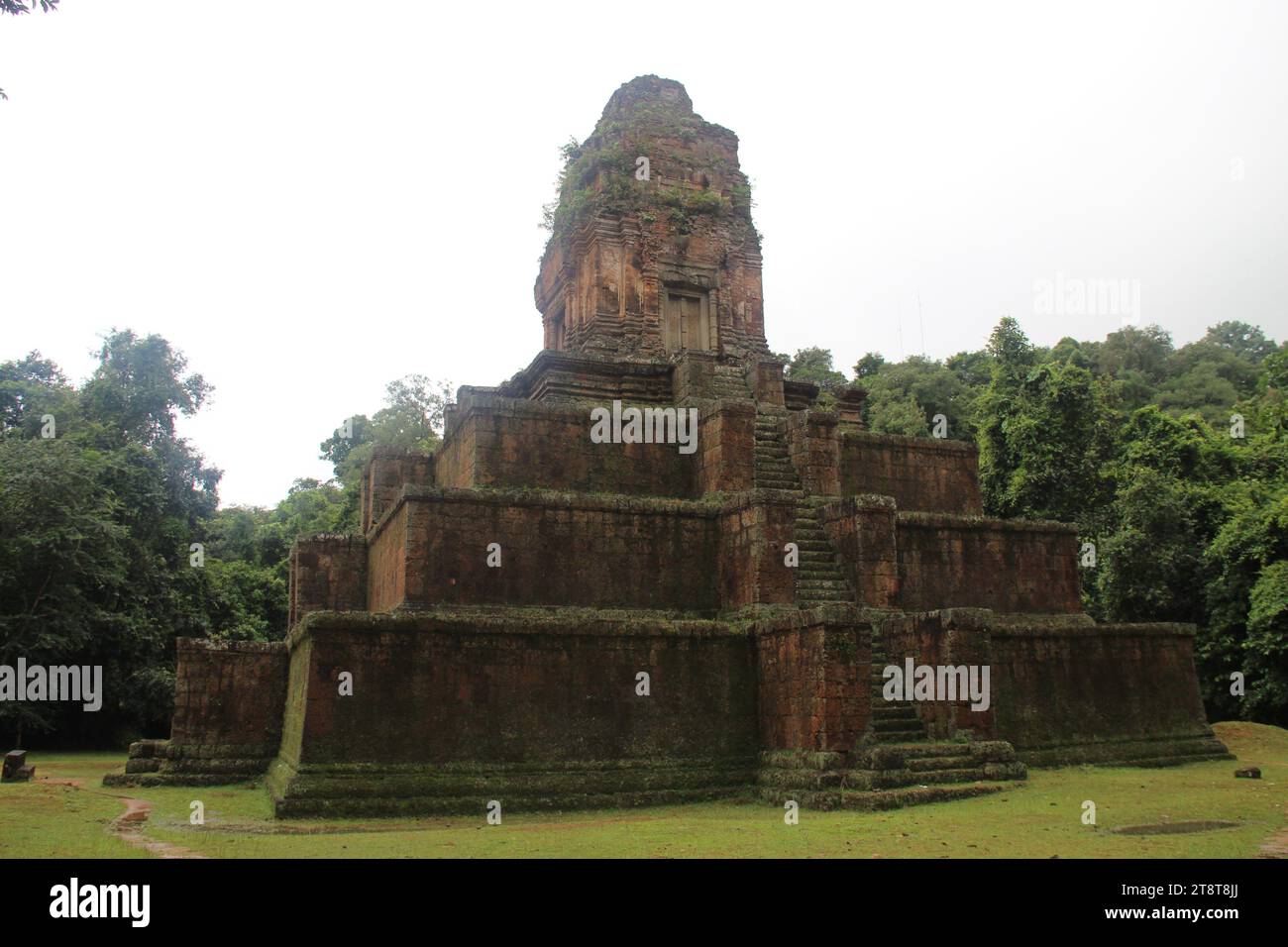 Baksei Chamkrong, Khmer temple, ancient Angkor area, Cambodia. Reign of ...