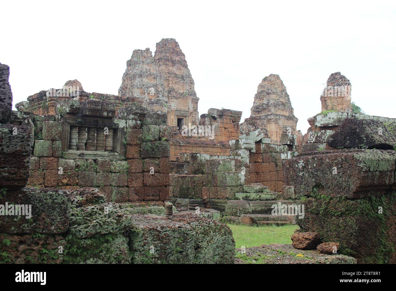 East Mebon, Khmer temple, ancient Angkor area, Cambodia. Reign of ...
