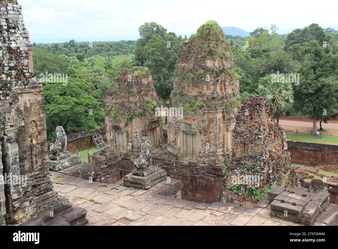 Pre Rup, Khmer temple, ancient Angkor area, Cambodia. Reign of ...