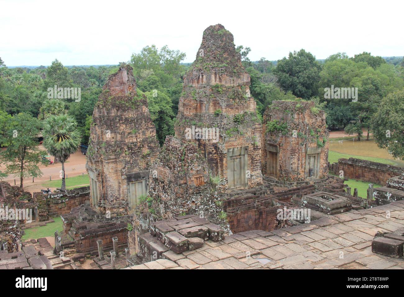 Pre Rup, Khmer temple, ancient Angkor area, Cambodia. Reign of ...