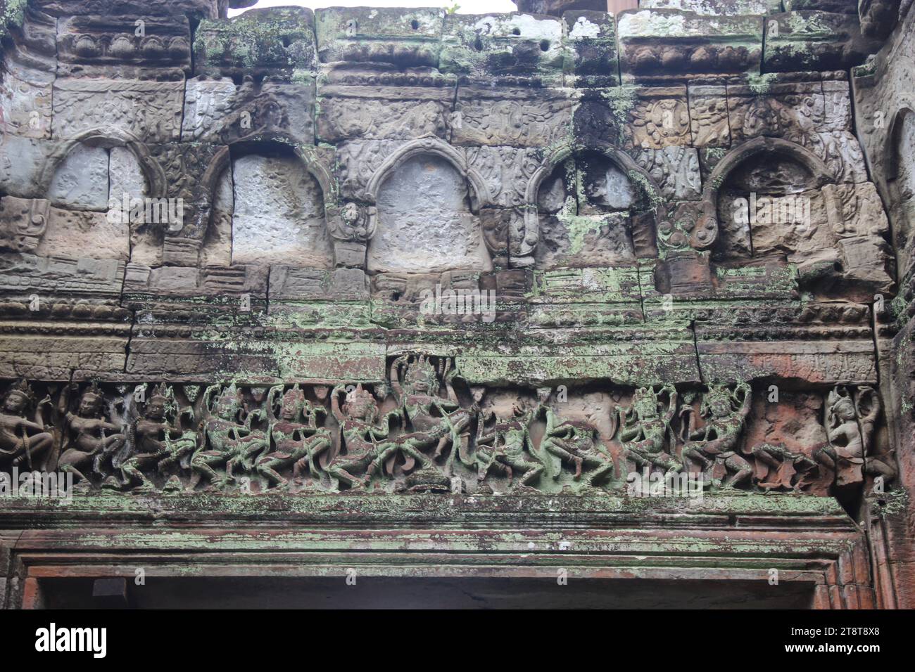 Preah Khan, Khmer temple, ancient Angkor area, Cambodia. Reign of ...