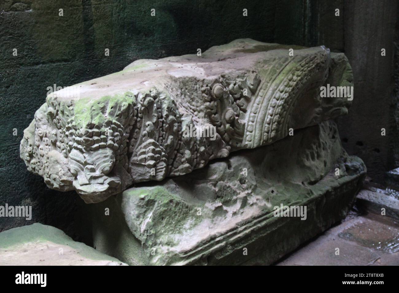 Preah Khan, Khmer temple, ancient Angkor area, Cambodia. Reign of ...