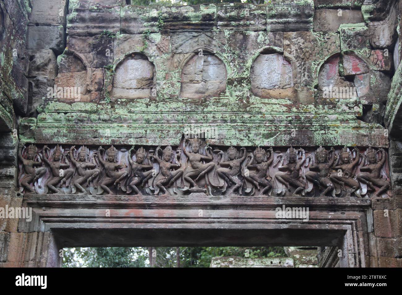 Preah Khan, Khmer temple, ancient Angkor area, Cambodia. Reign of ...