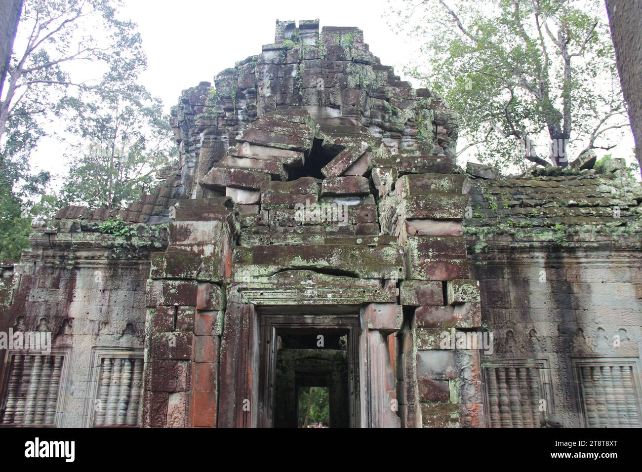 Preah Khan, Khmer temple, ancient Angkor area, Cambodia. Reign of ...