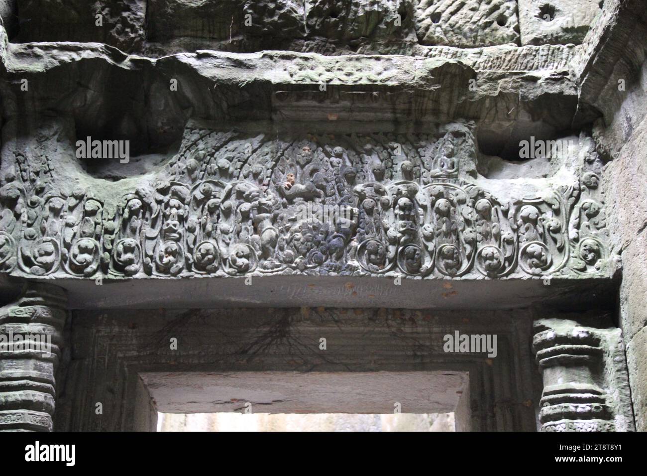 Preah Khan, Khmer temple, ancient Angkor area, Cambodia. Reign of ...