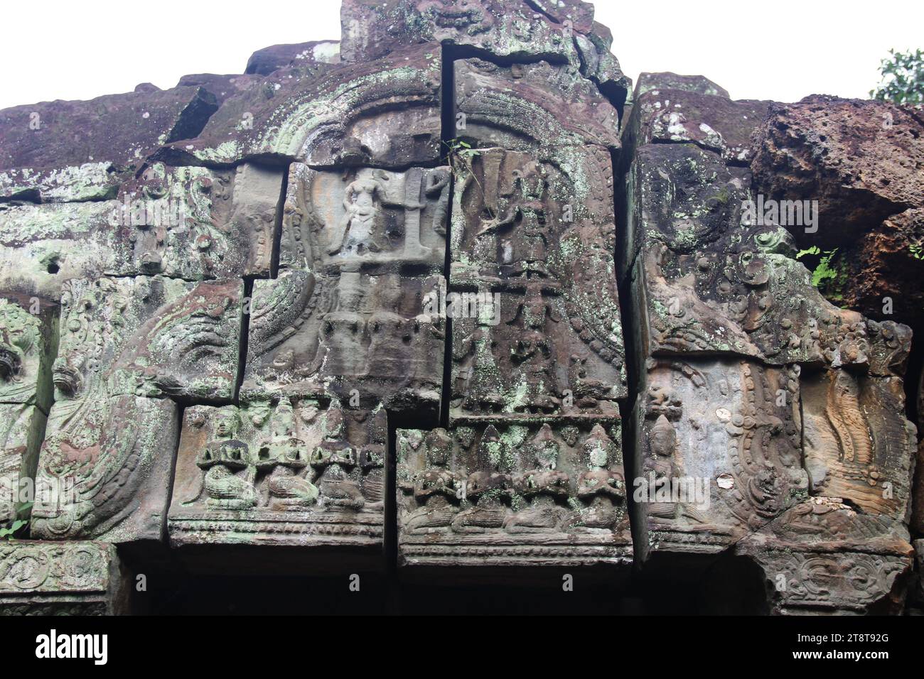 Preah Khan, Khmer temple, ancient Angkor area, Cambodia. Reign of ...
