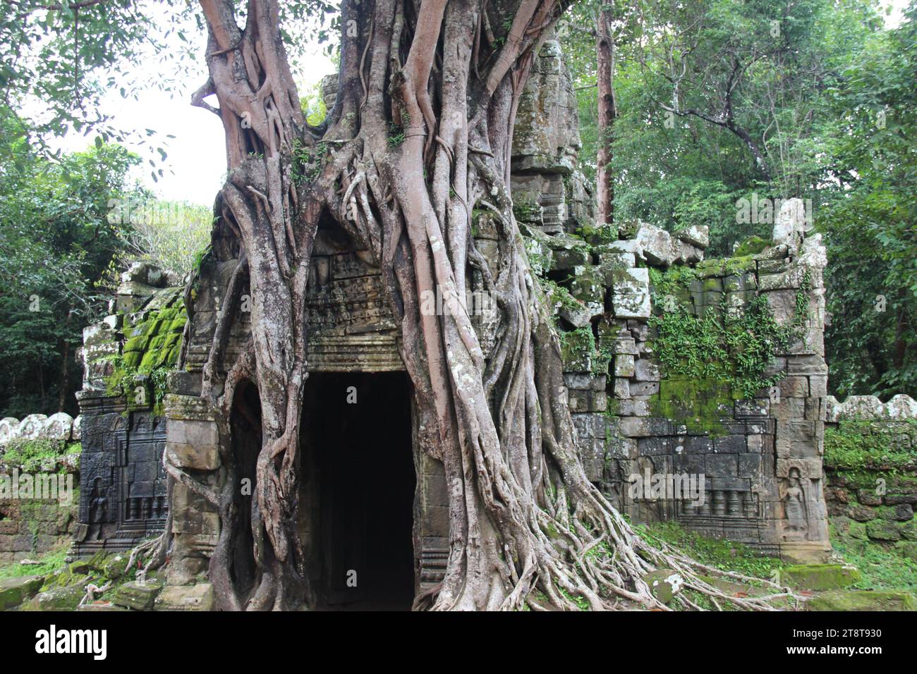 Ta Som, Khmer temple, ancient Angkor area, Cambodia. Reign of ...