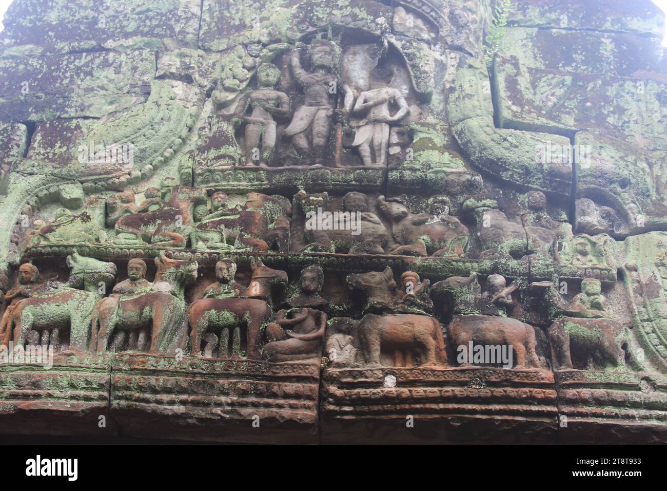 Preah Khan, Khmer temple, ancient Angkor area, Cambodia. Reign of ...