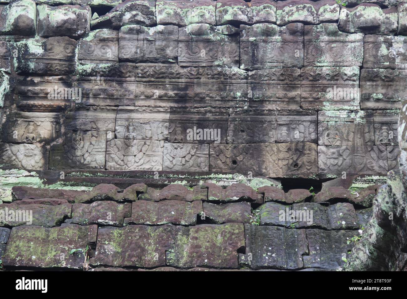 Preah Khan, Khmer temple, ancient Angkor area, Cambodia. Reign of ...